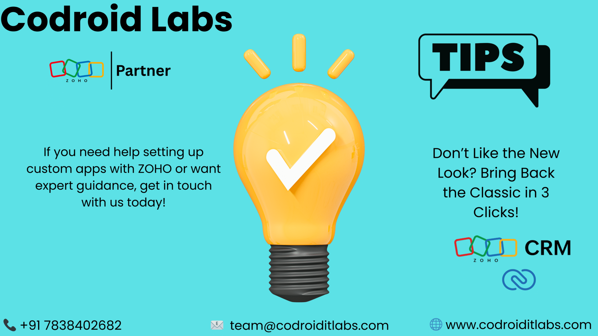 Effortlessly Switch Between Zoho’s Stunning New UI and the Classic View ...