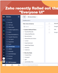 Effortlessly Switch Between Zoho’s Stunning New UI and the Classic View ...