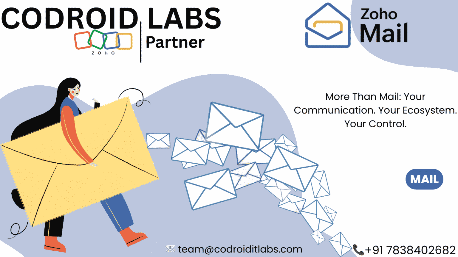 Email Battle 2026: Zoho Mail vs Gmail, GoDaddy & Yahoo – The Final Comparison - codroiditlabs.com